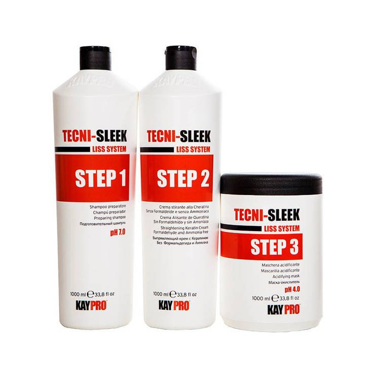 KayPro TECNI-SLEEK SYSTEM in 3 STEPS – BIG SET | Hair \ Shampoos Hair ...