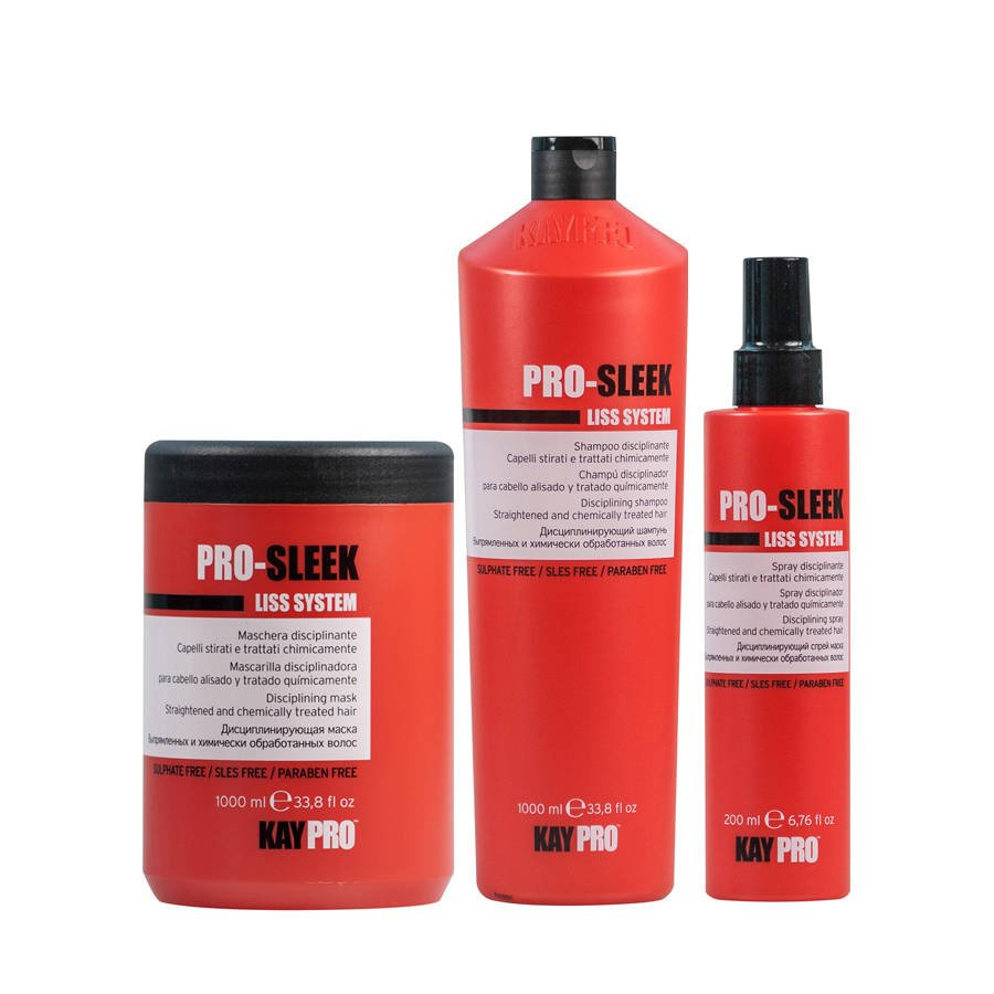 XL Set Kaypro Liss System Pro-Sleek hair smoothing without SLS and SLC ...